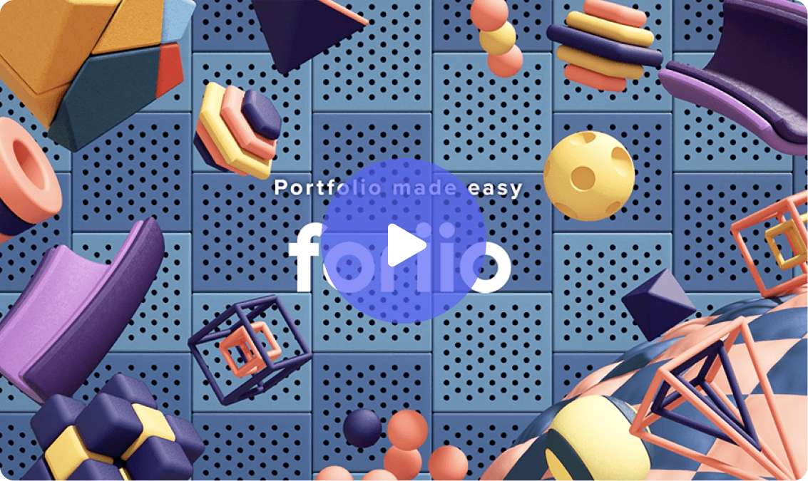 Foriio すべてのクリエイターにポートフォリオを
